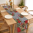 Christmas Table Runner 60 Inches Long Farmhouse Dress Scarves, Red ...