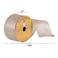2.5"x10Yd Gold Galaxy Dupion Ribbon - Walmart.com