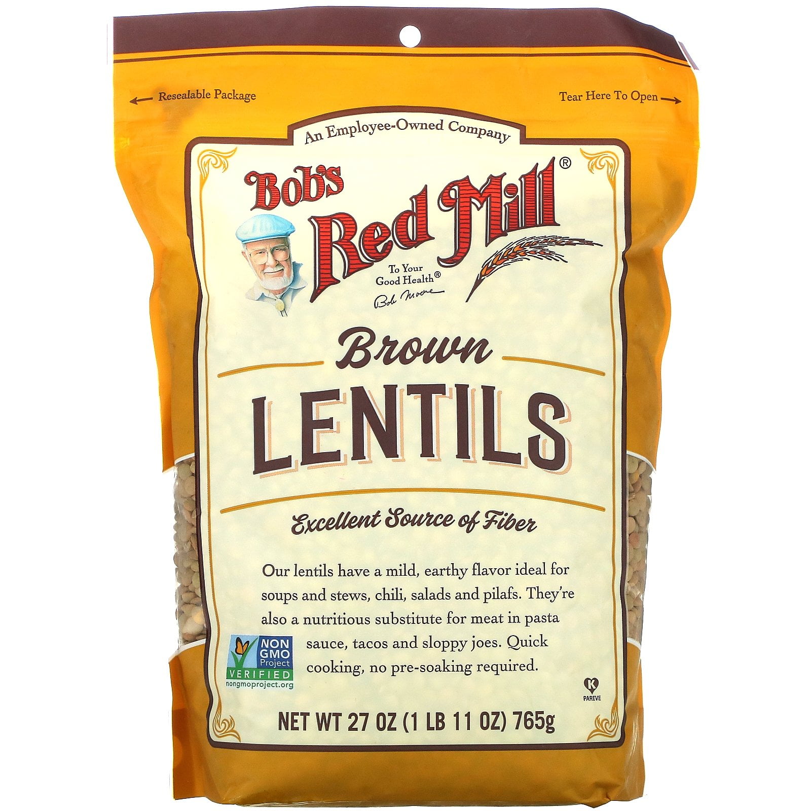 Click here for Bobs Red Mill  Brown Lentils  27 Oz (765 G) prices