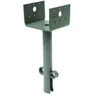 Simpson Strong Tie AC4Z ZMAX Galvanized 18-Gauge 4-Inch Adjustable Post ...