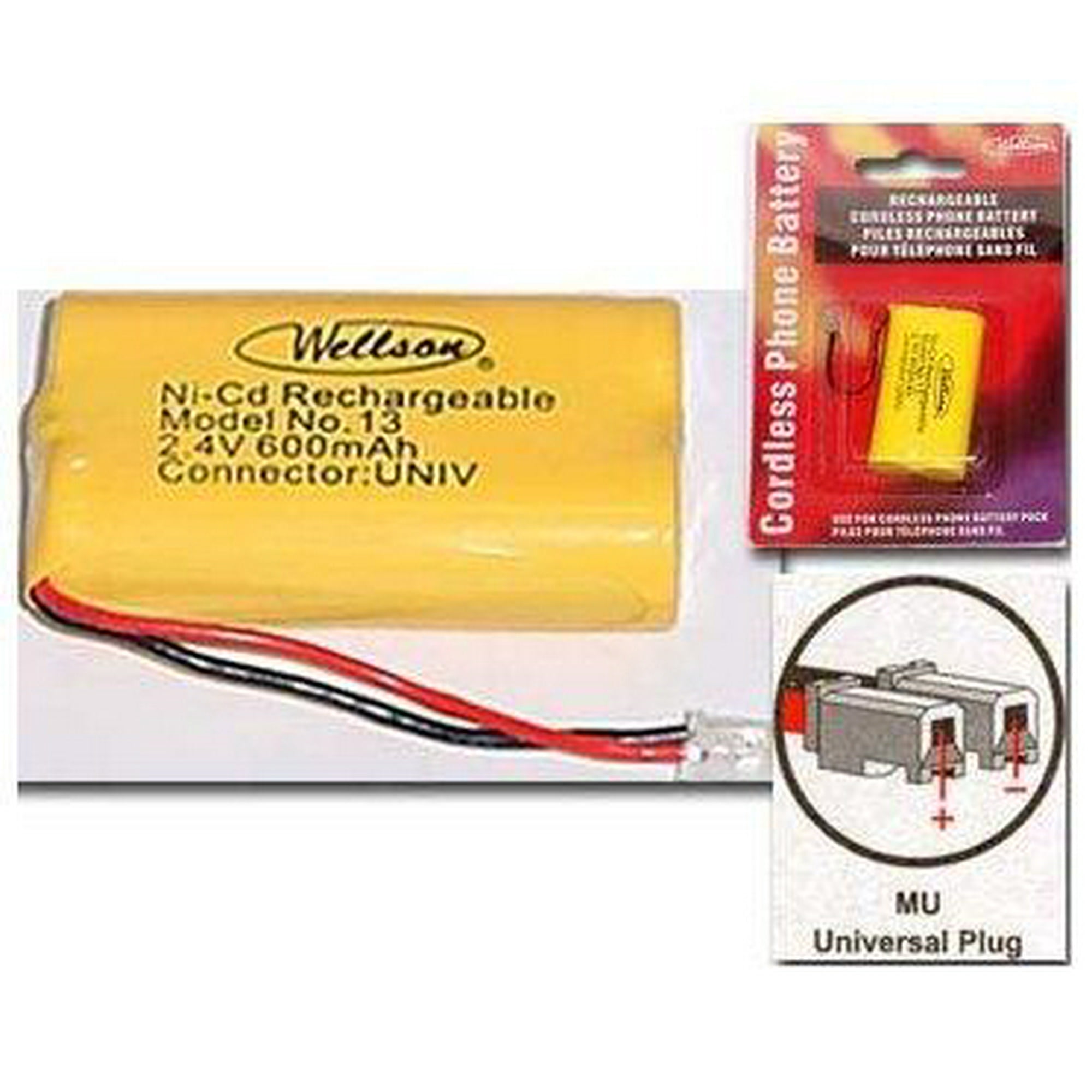 Click here for Wellson 13 Tel 2/Aa Nicd 2.4v 600mah Universal prices