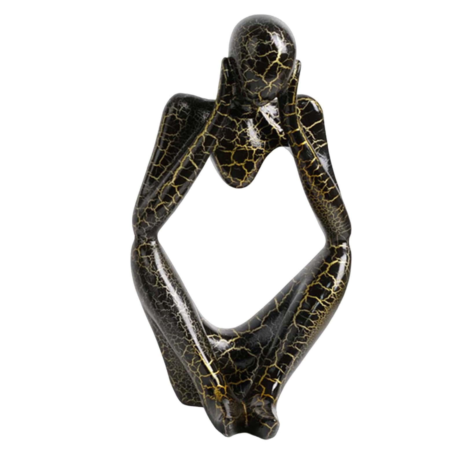 Modern Resin Thinker Statue Figurines Collectible Sculptures for Office ...