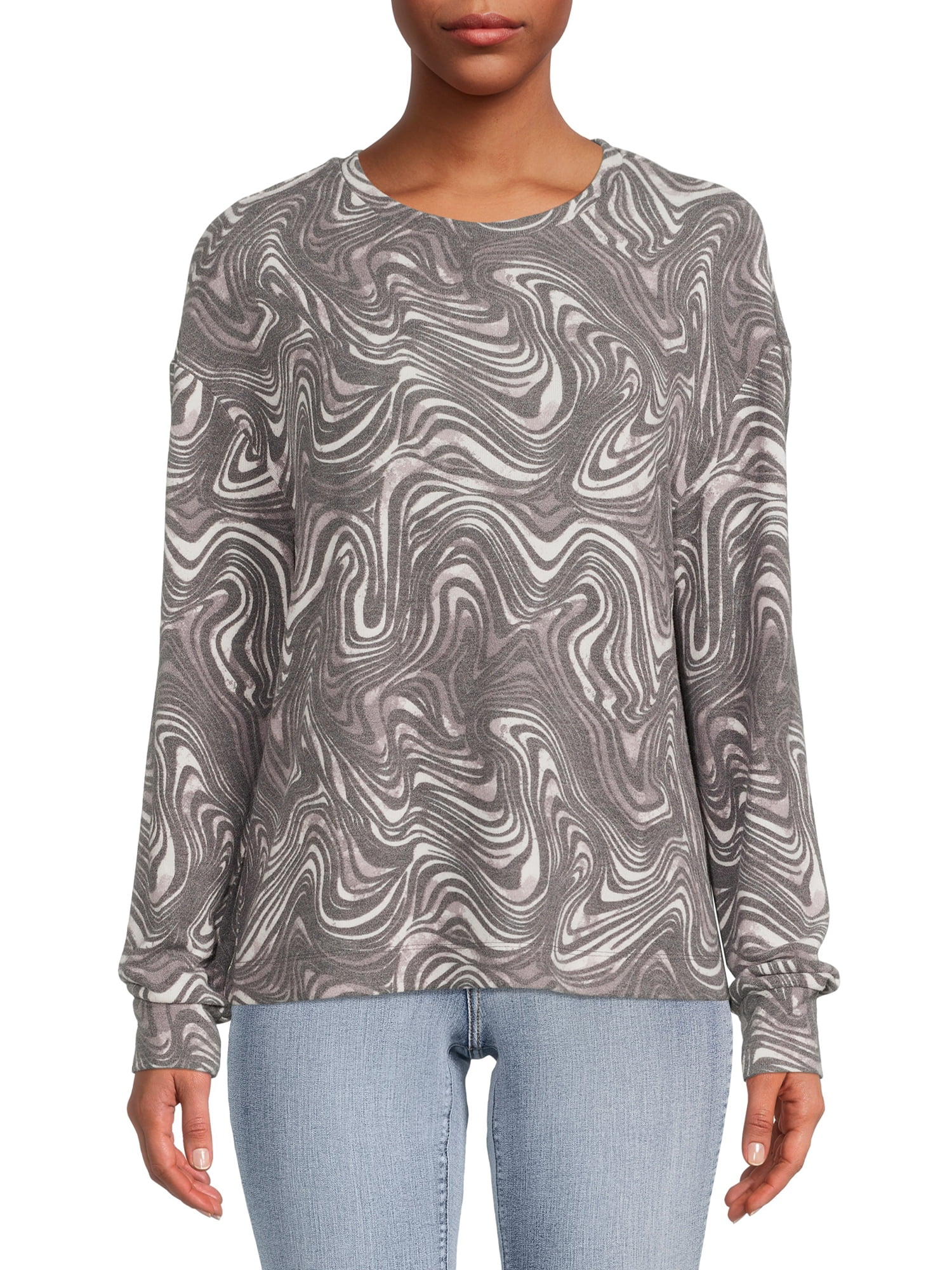 Time And Tru Women's Hacci Top - Walmart.com