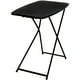 Mainstays 26" Adjustable Height Personal Folding Table, Black - Walmart.com