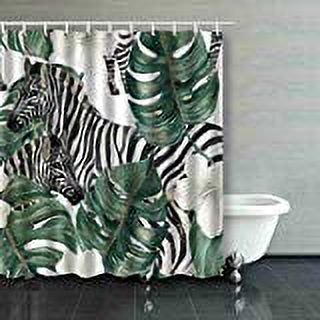 ARTJIA Modern Arrow Fletching Pattern Mustard Yellow Bathroom Shower ...