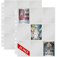 BCW Pro 9-Pocket Pages - Protective Trading Card Sheets, Top Loader ...