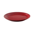 Mainstays Chiara Stoneware Round Red Dinner Plate 10.5 inch Dishwasher ...