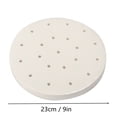 9 Inch Perforated Air Fryer Liners – 200 Sheets Unbleached Round ...