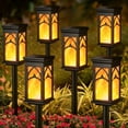 Solar Lights Outdoor, 6-Pack Solar Powered Garden Lights, IP65 ...
