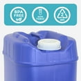 5-Gallon Stackable Water Storage Containers, 5 Gallons Each w/Lids ...