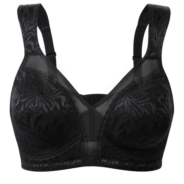 Wingslove Wingslove Womens Full Coverage Plus Size Non Padded