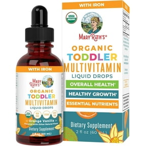 MaryRuth Organics Infant Iron Drops Liquid for Toddlers 2 fl oz Unisex ...
