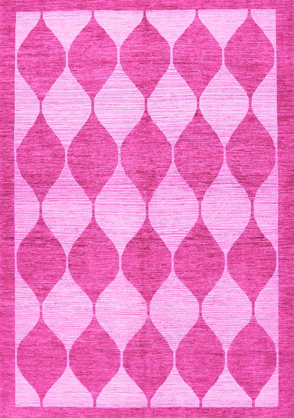 Ahgly Company Indoor Rectangle Abstract Pink Contemporary Area Rugs, 5 ...