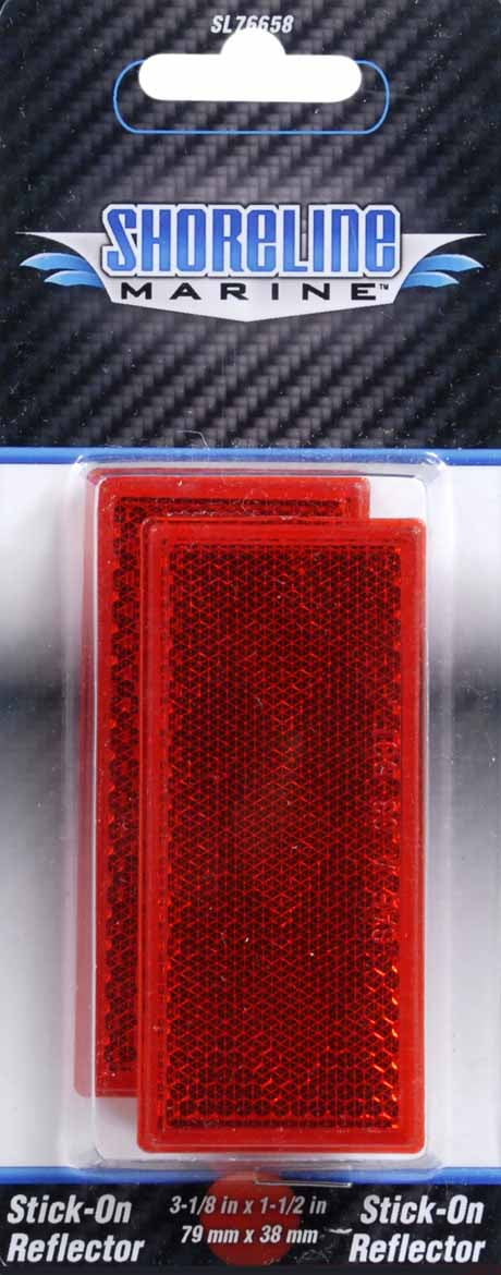 Shoreline Marine Stick-on Trailer Reflector, Red - Walmart.com