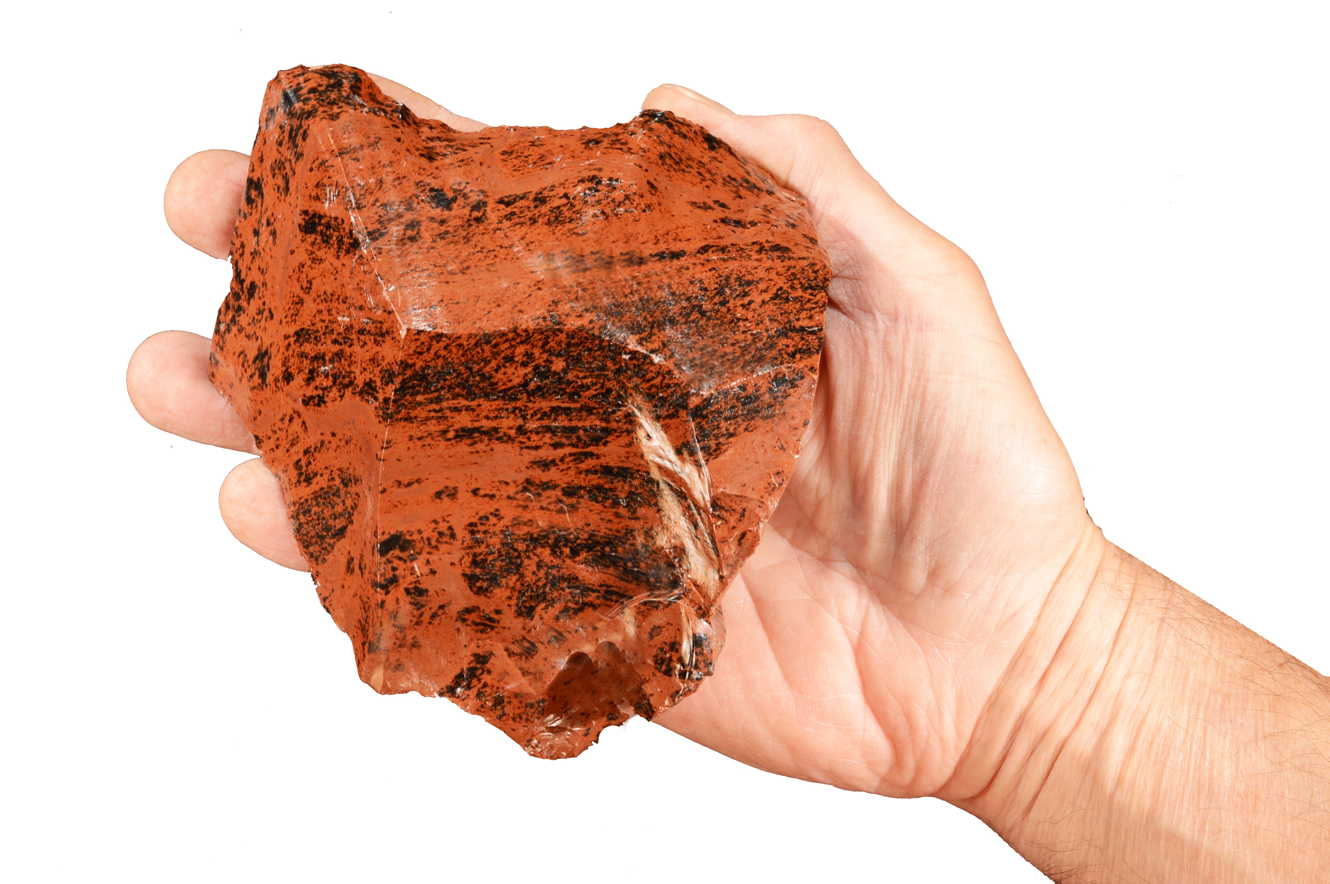 Kidz Rocks Mahogany Obsidian 5" 2-3 lb Raw Chakra Healing Crystal ...