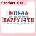 1Set Glitter Letter Patriotic Pennant Banner Lightweight Hanging Flag ...