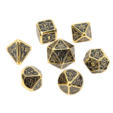 RPG Dice, Abrasion Resistant Colorfast Dice Kit Portable For Table Game ...