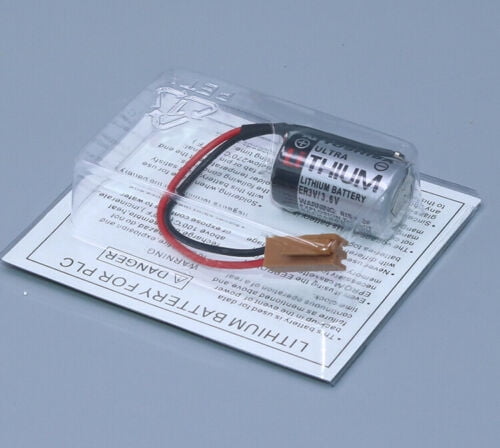 1pcs TOSHIBA ER3V Battery 3.6V 1200mAh PLC Li-ion Battery with Brown ...