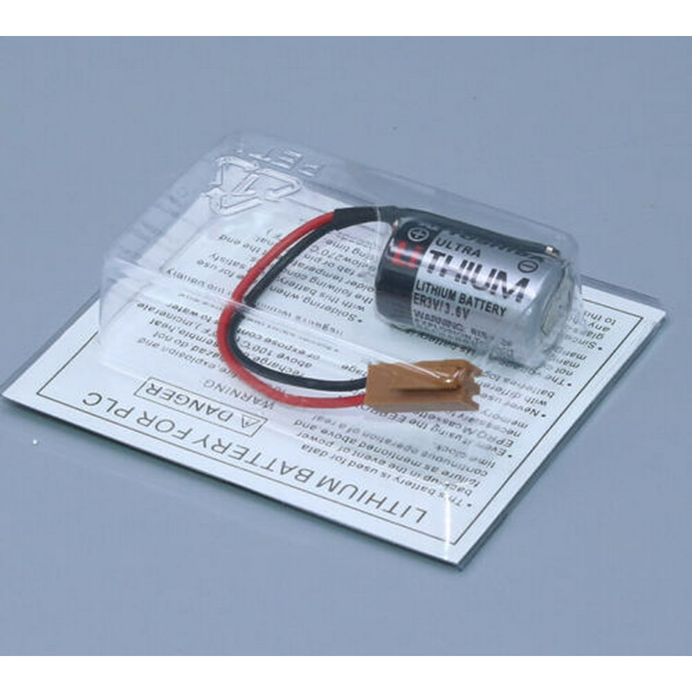 1pcs TOSHIBA ER3V Battery 3.6V 1200mAh PLC Li-ion Battery with Brown ...