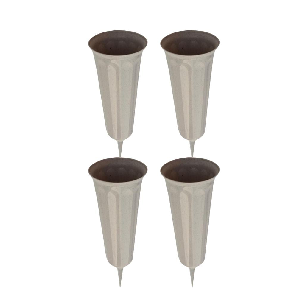 Click here for Luzkey 4pcs In Ground Cemetery Grave Site Vase Wit... prices