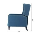 Wingback Recliner Chair, Upholstered Tufted Single Sofa Chair with ...