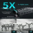 Rechargeable Night Vision Monocular with IR Illuminator - 1080P HD ...