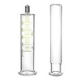 2 Pack Luer Lock Reusable Glass Syringe With No Needle, 50ml - Walmart.com