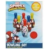 Marvel, Spidey & Friends Bowling Set, in Display Box, 6 character pins ...