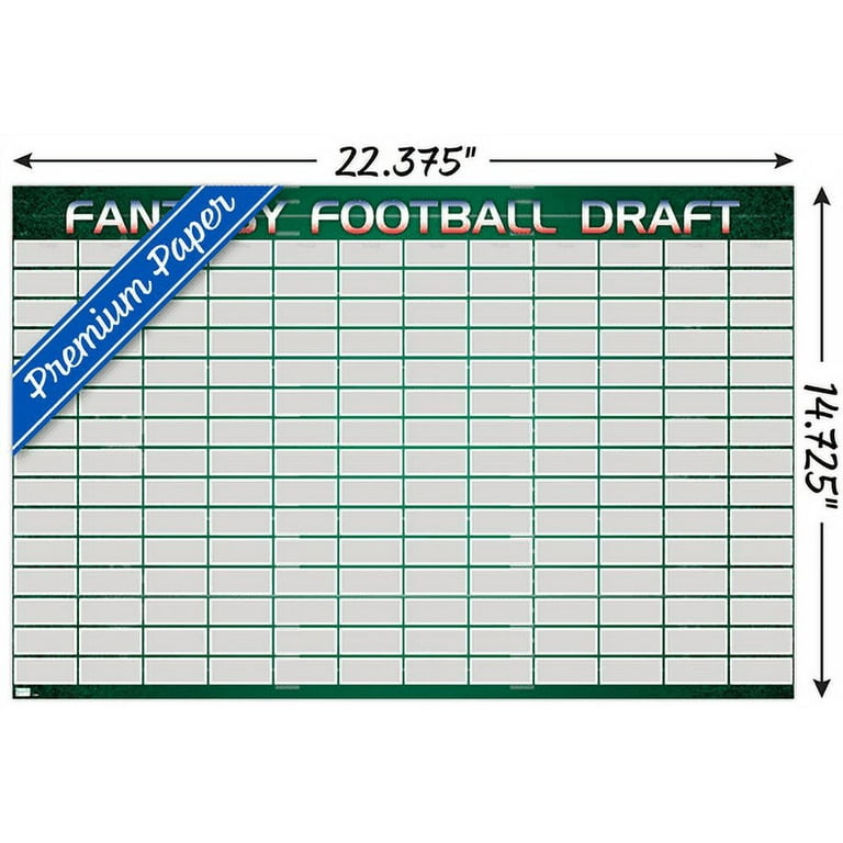 Printable Fantasy Football Draft Board