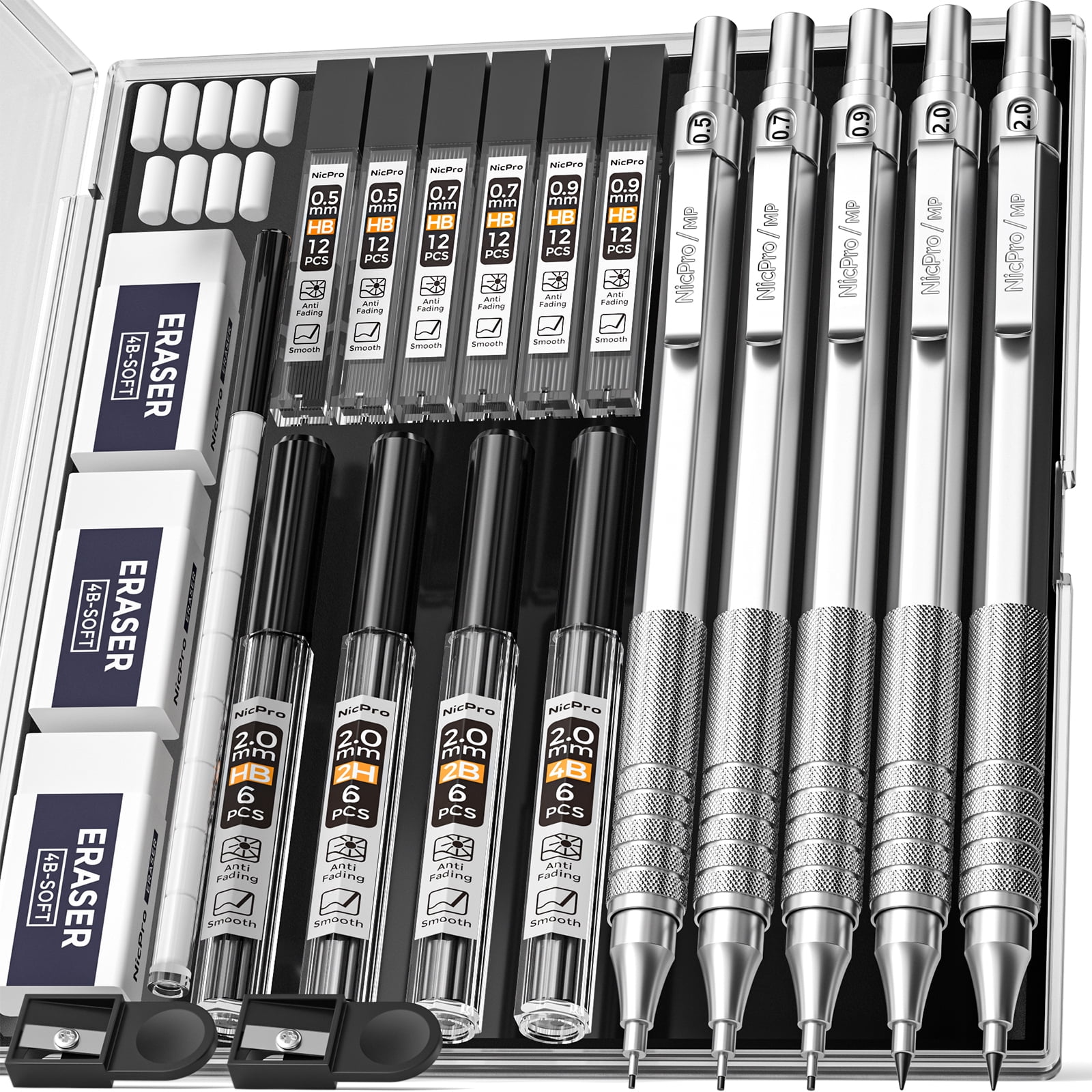 Click here for Nicpro Mechanical Pencils Set With Lead Refills An... prices