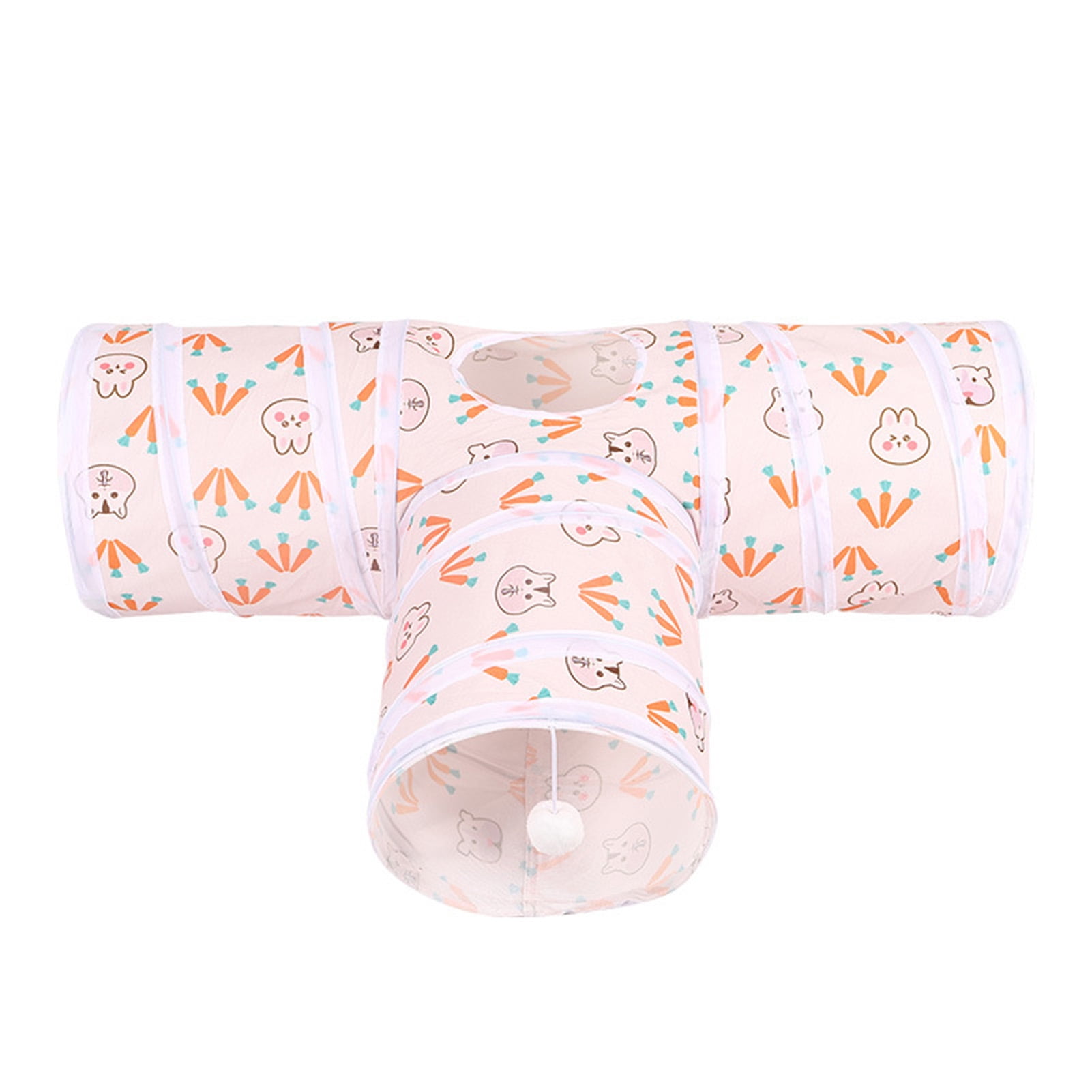 Bunny Tunnels & Tubes Collapsible 3 Way Bunny Hideout Small Animal ...