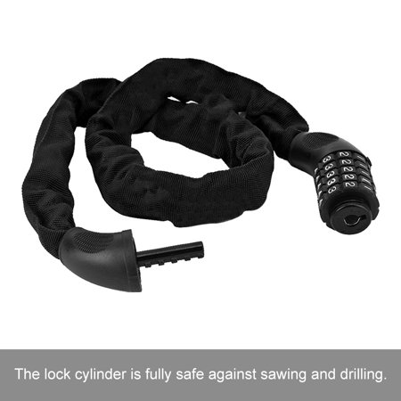 Steel Chain Lock, No Key Bike Lock, Flexible Electric Cars Bicycles ...