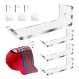 sunsanly 3 Pcs Baseball Cap Stands Transparent Adhesive Tape Wall ...