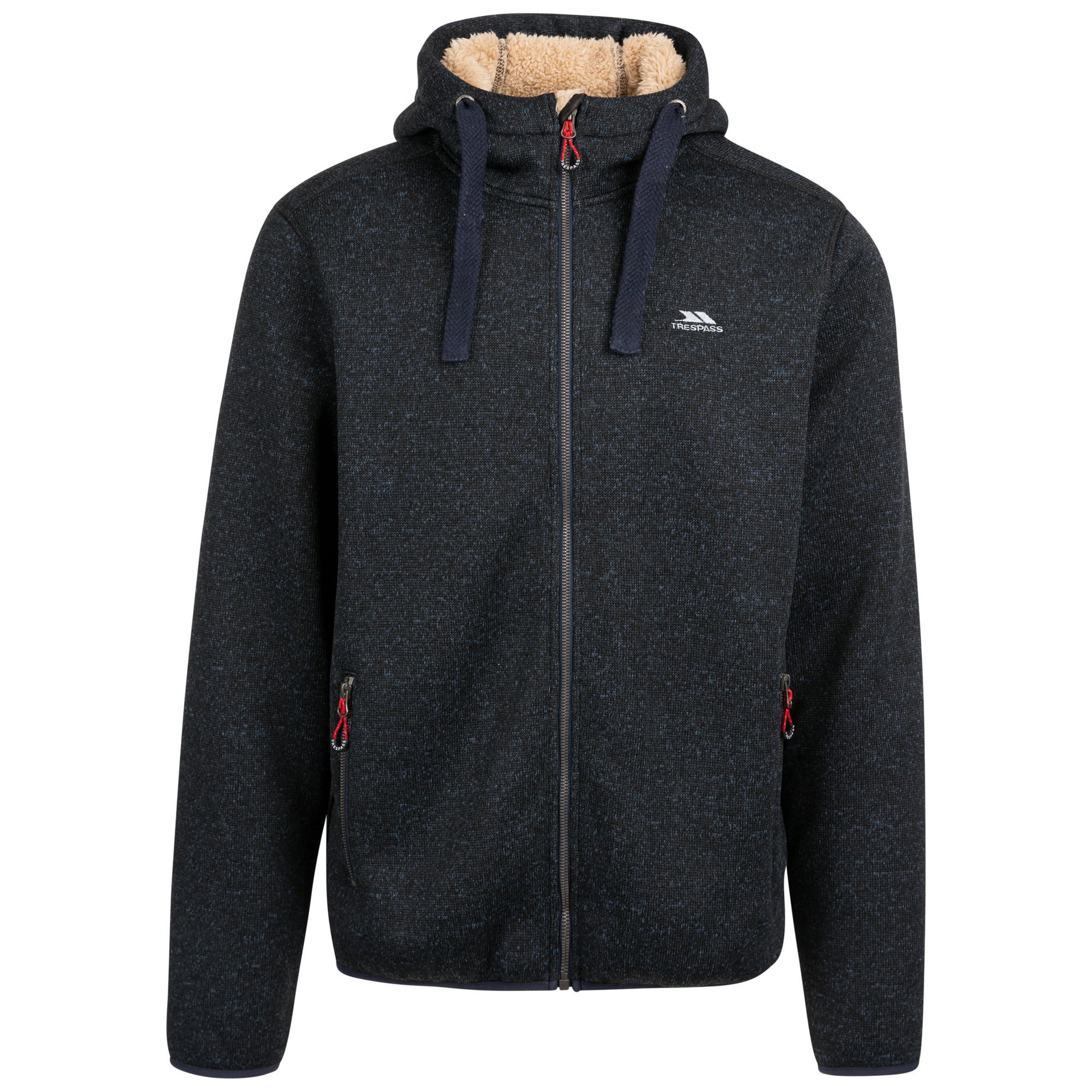Click here for Trespass Mens Fleece With Full Zip Hooded And 2 Zi... prices