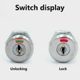 2Pcs Cabinet Insert Linkage Tool Box Lock Replacement Cabinet Lock With ...