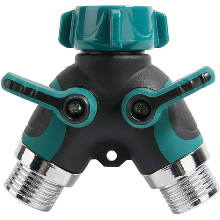 2-Way Water Splitter, Faucet Splitter, Hose Bib, Garden Hose Splitter ...