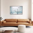 ZHONGYUTONG Window Wall Art and Pictures Ocean Wall Decor Aqua Blue ...