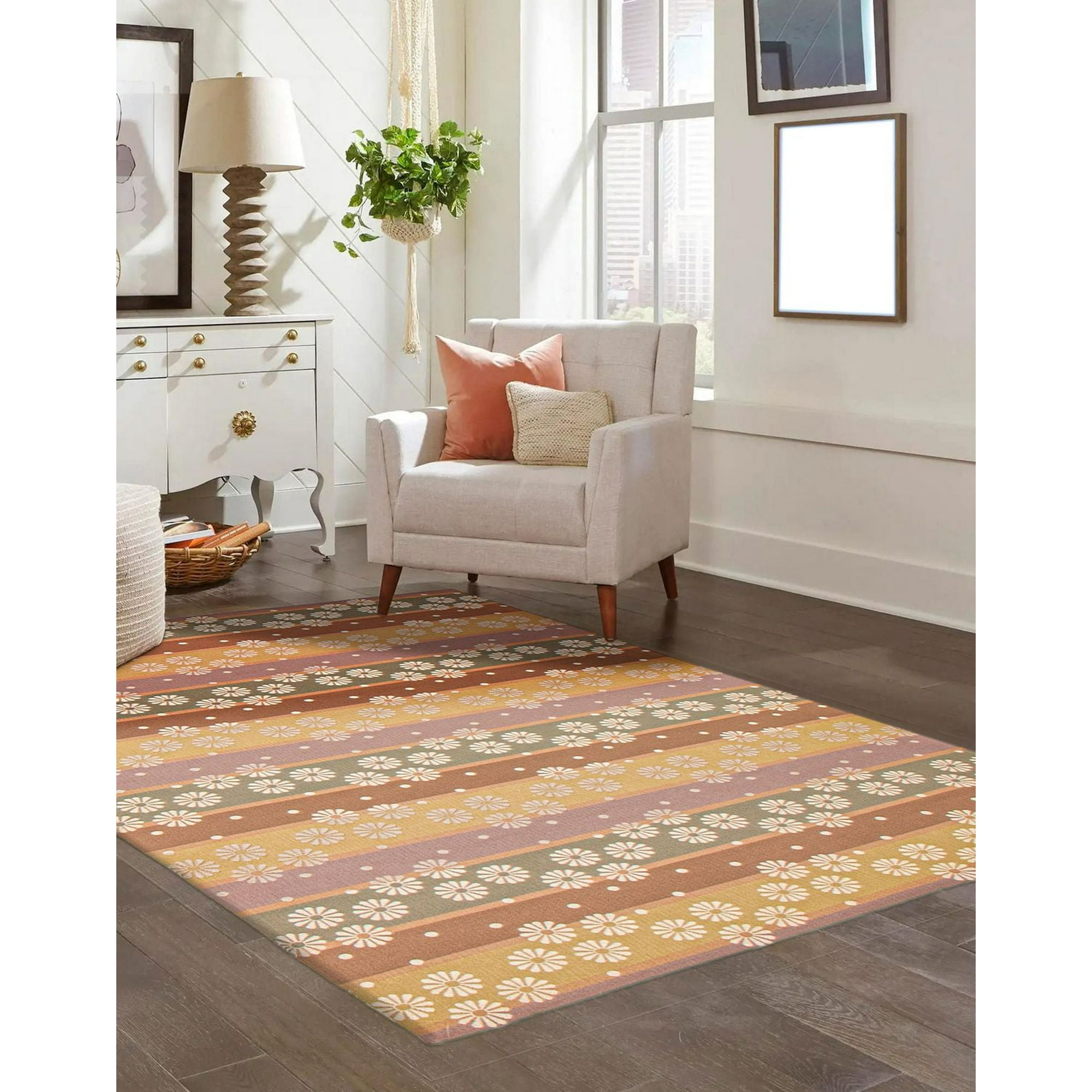Click here for Ecarpet Lotus Mod Multi Color Rug 45 X 67 4 Ft. X... prices