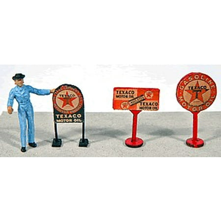 HO Vintage Shell Gas Station Curb Signs (3) | Walmart Canada