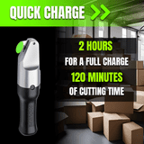 BoxBlayde Cordless Box Cutter, 2.4 in, 1 Blade, Box Cutter Utility ...