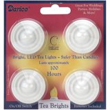 Darice Bright LED Tea Lights 4pc - Walmart.com