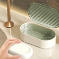 Leakproof Travel Soap Container With Lid | Draining Portable Soap Case ...