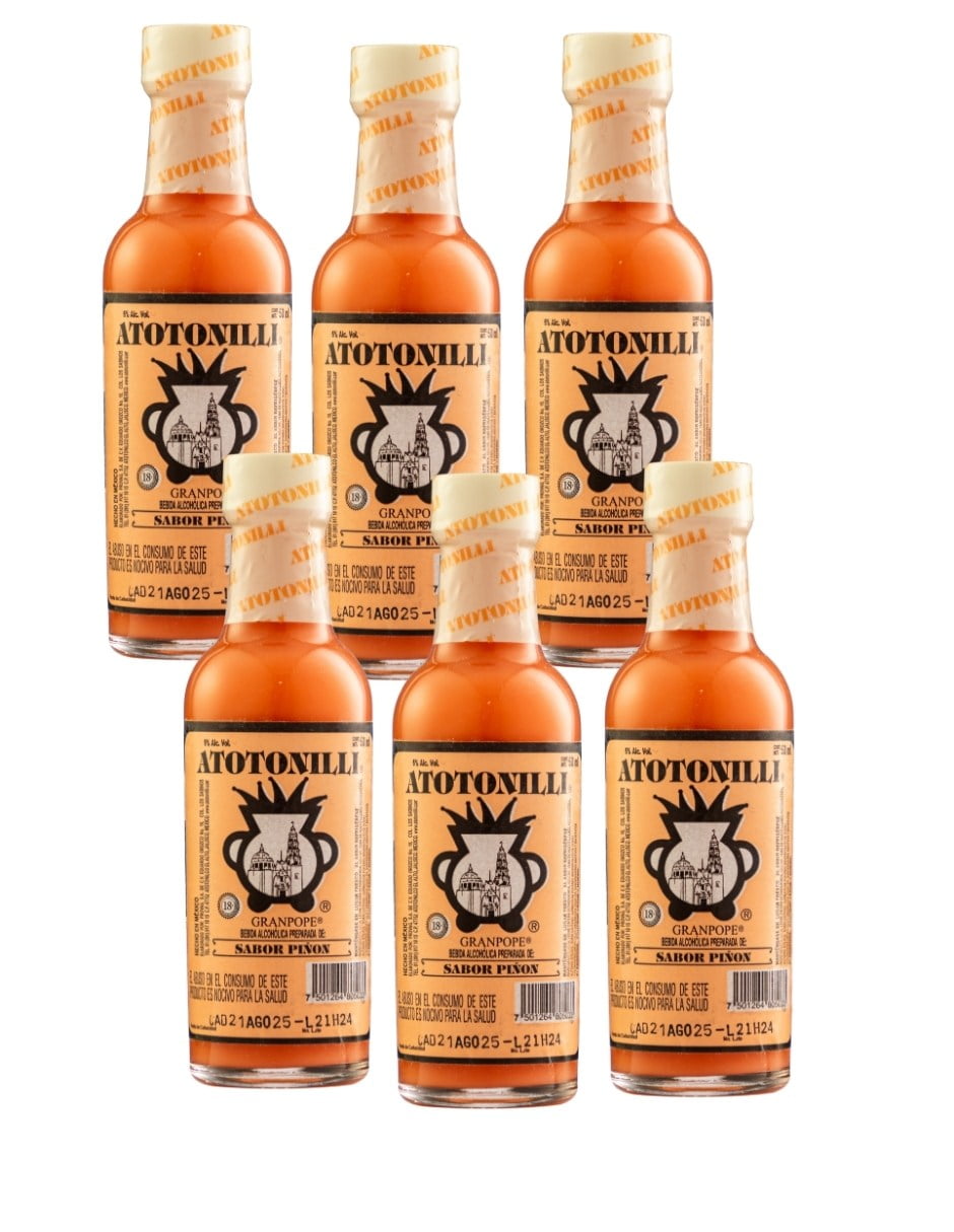 Six Pack Rompope Atotonilli Piñones 50 Ml Rompope | Walmart en línea