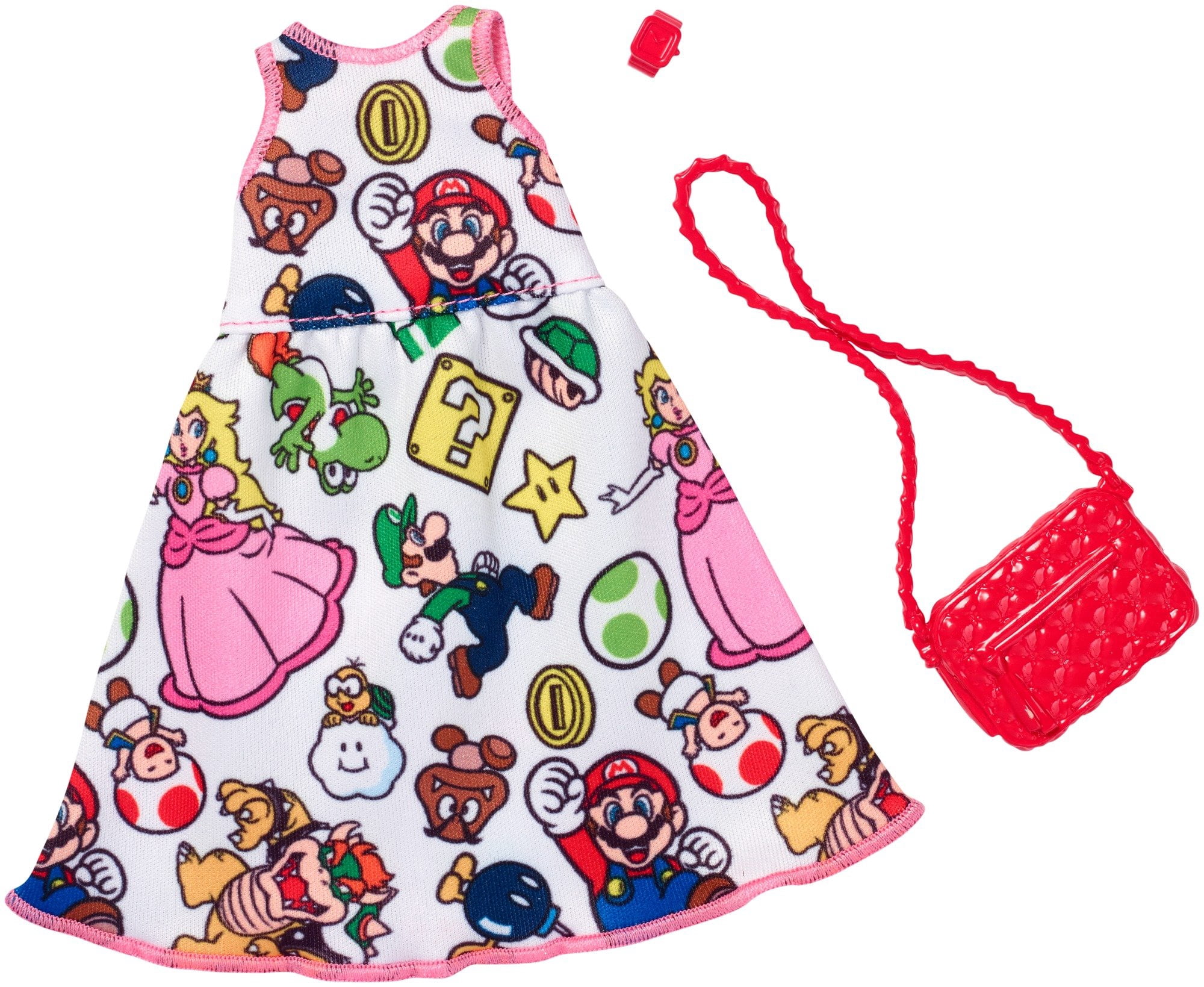 Barbie Super Mario White Dress Fashion Barbie - | Walmart en línea