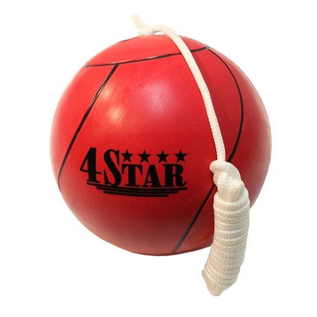 New Red Tether Ball for Play Grounds & Picnics with Rope - Walmart.com