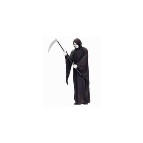 Grim Reaper Robe (Black) Adult Costume Size Standard - Walmart.com ...