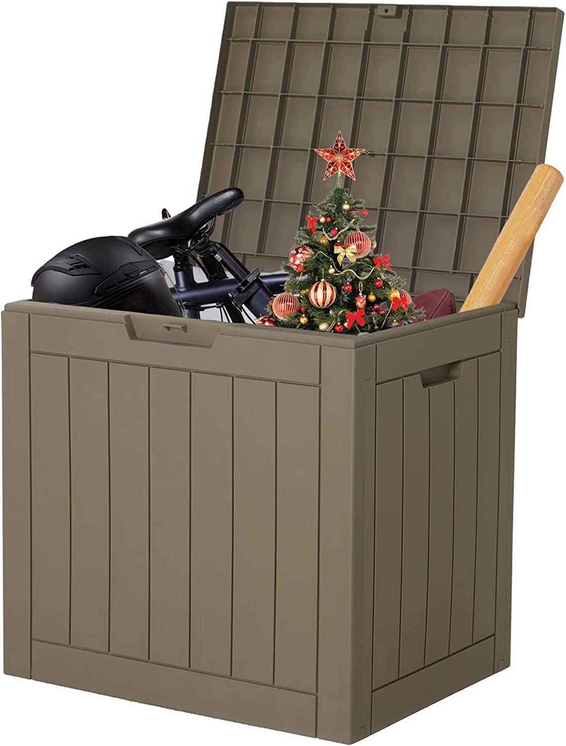 Deck Box Outdoor Storage Box for Patio Cushion, Pillows, Pool Toy ...