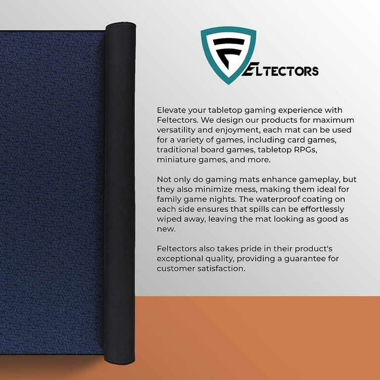 Feltectors Neoprene Gaming Mat Ultimate Card Game Table Cover x Blue
