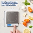 SC Series Precision Digital Kitchen Weight Scale, Food Measuring 2kg x ...