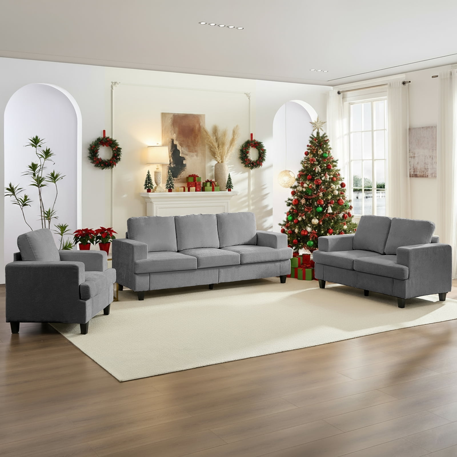 Click here for Balus Living Room Furniture Sets  Modern Chenille... prices